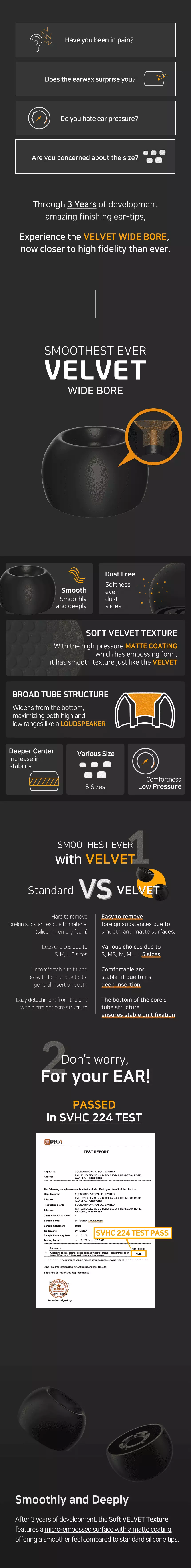 Divinus Velvet Wide Bore Ear Tips - ZETTGEAR