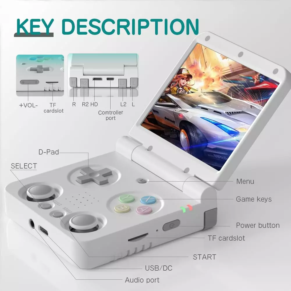 Miyoo Flip Retro Gaming Handheld Console - ZETTGEAR