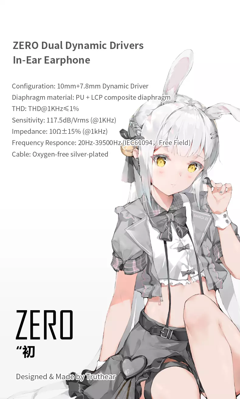 Truthear ZERO IEM Earphones - ZETTGEAR